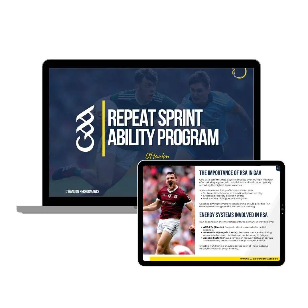 GAA Repeated Sprint Ability Program - O'Hanlon Performance